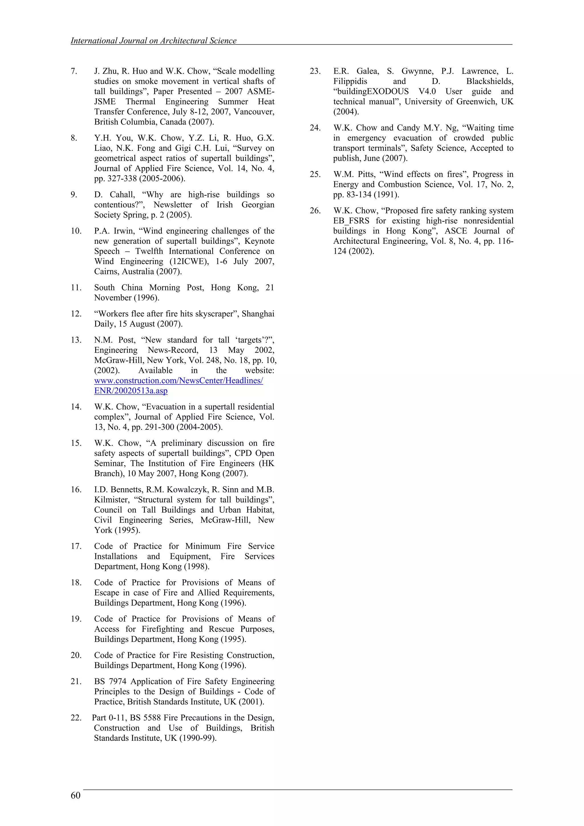 FIRE SAFETY PROVISIONS FOR SUPERTALL BUILDINGS | PDF