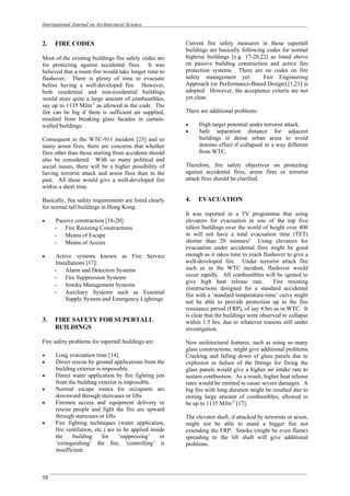 FIRE SAFETY PROVISIONS FOR SUPERTALL BUILDINGS | PDF