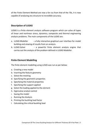 P57600 Lusas Report | PDF | Physics | Science