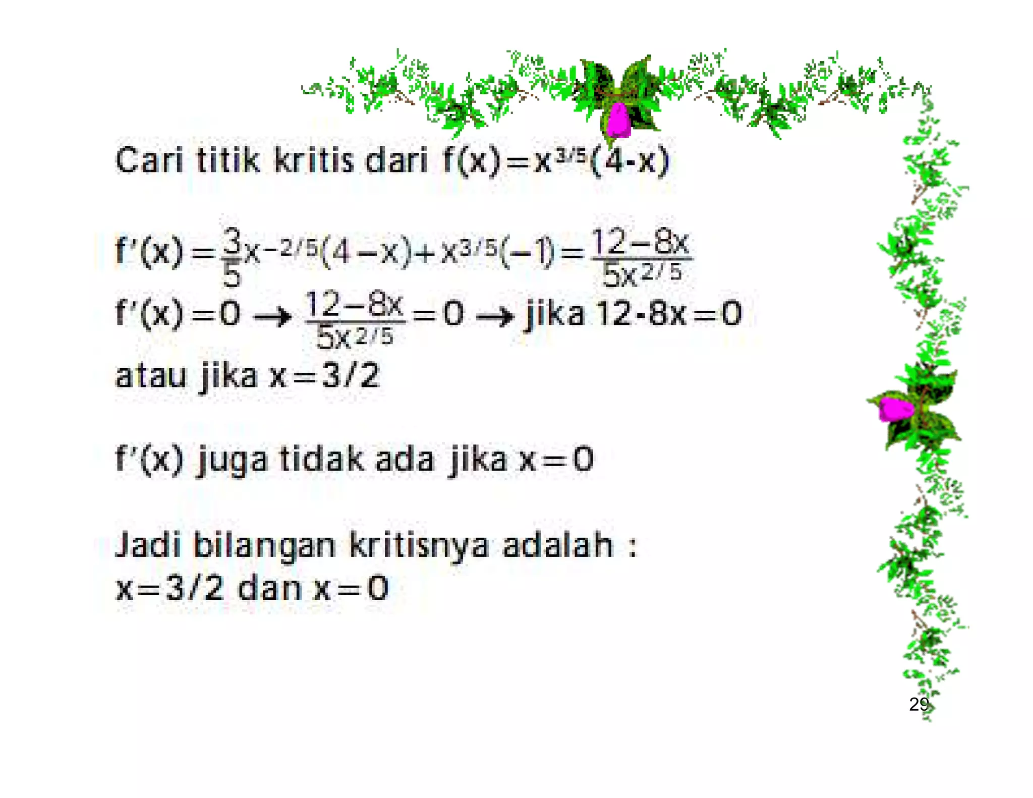 P5 aplikasi limit turunan integral | PDF