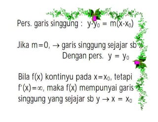 P5 aplikasi limit turunan integral | PDF
