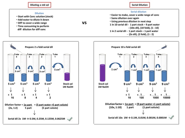 IB Chemistry Serial Dilution, Molarity and Concentration | PDF