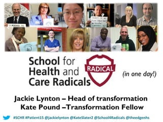 Denmark SHCR 1 day, April 2015 Jackie Lynton & Kate Pound | PPT