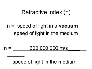 P5g Refraction Of Waves Investigation Notes | PPT