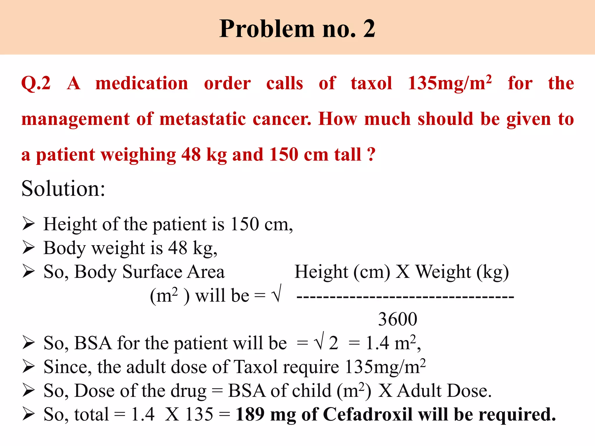 Dose calculations -_january_2021_-_upload_slide_share | PDF