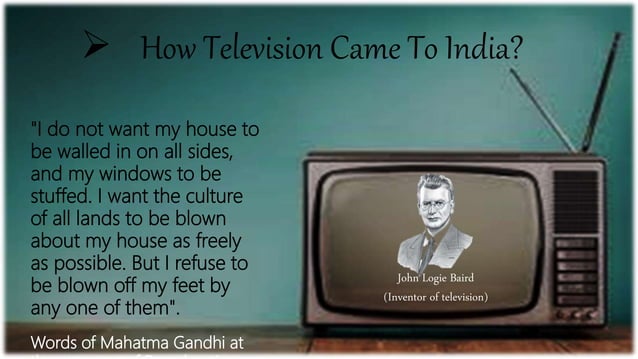 Evolution of Television post indeoendence | PPT