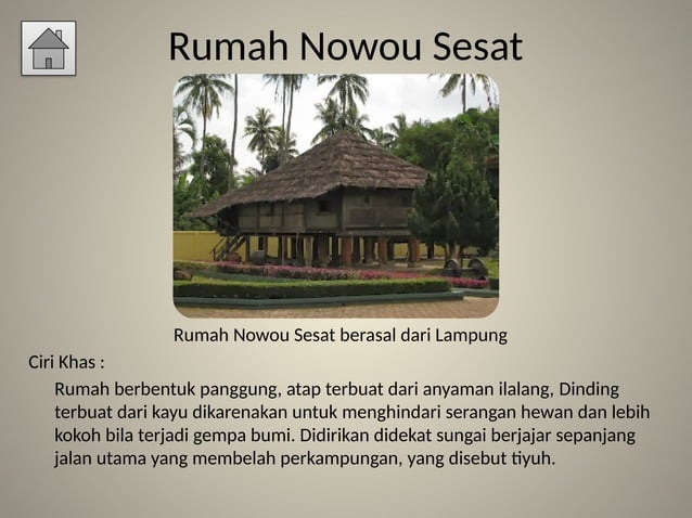 CONTOH RUMAH ADAT YANG ADA DI INDONESIA AGAR MENJADI PEDOMAN | PPTX