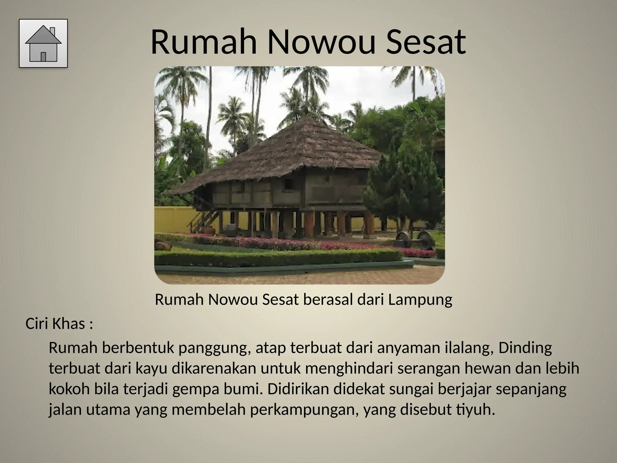 PPT RUMAH ADAT. CONTOHNYA GONJONG, RUMAH GADANG, | PPTX