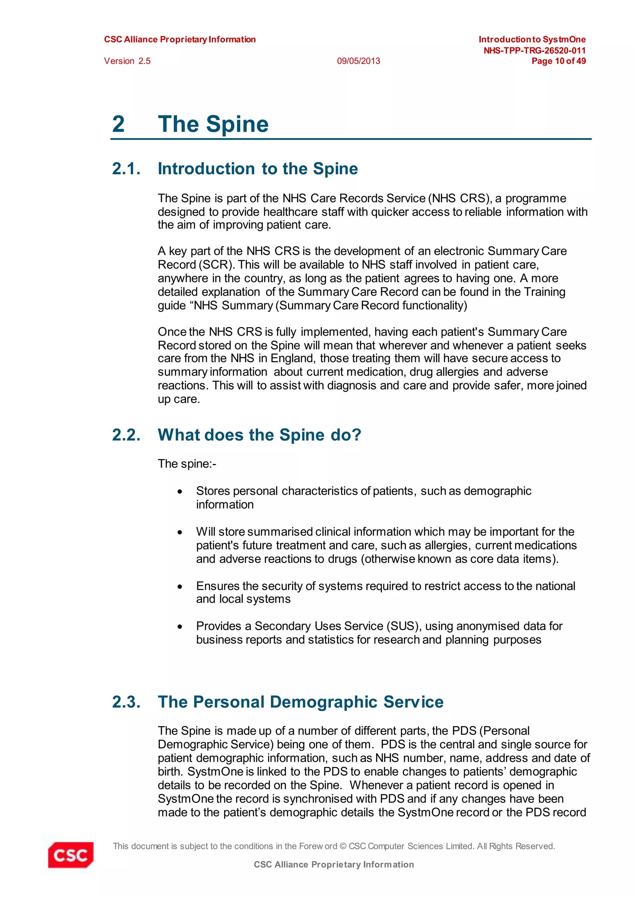 1.tpp systm one_core_introduction_to_systmone_v2.5 (2) | DOCX