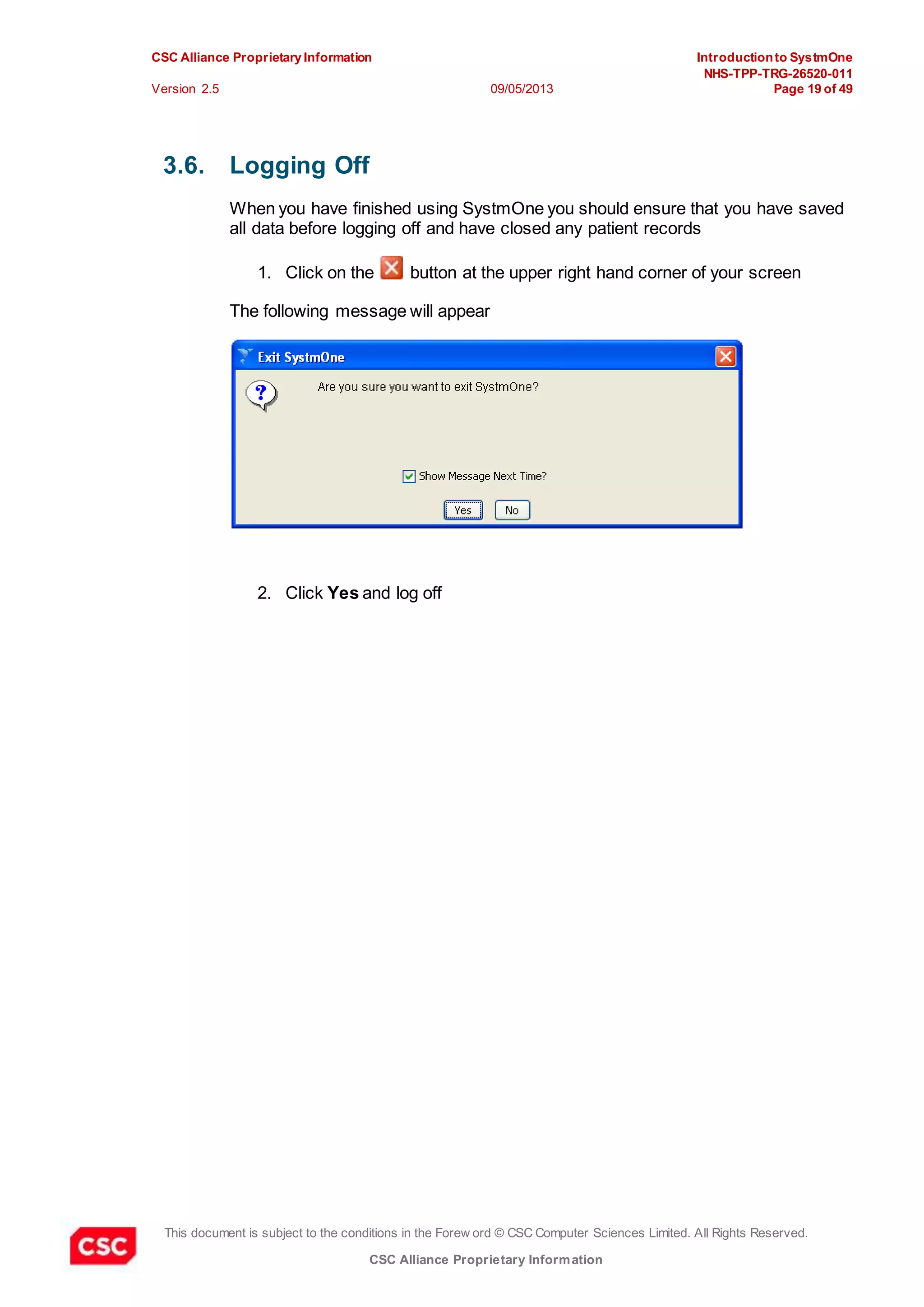 1.tpp systm one_core_introduction_to_systmone_v2.5 (2) | DOCX