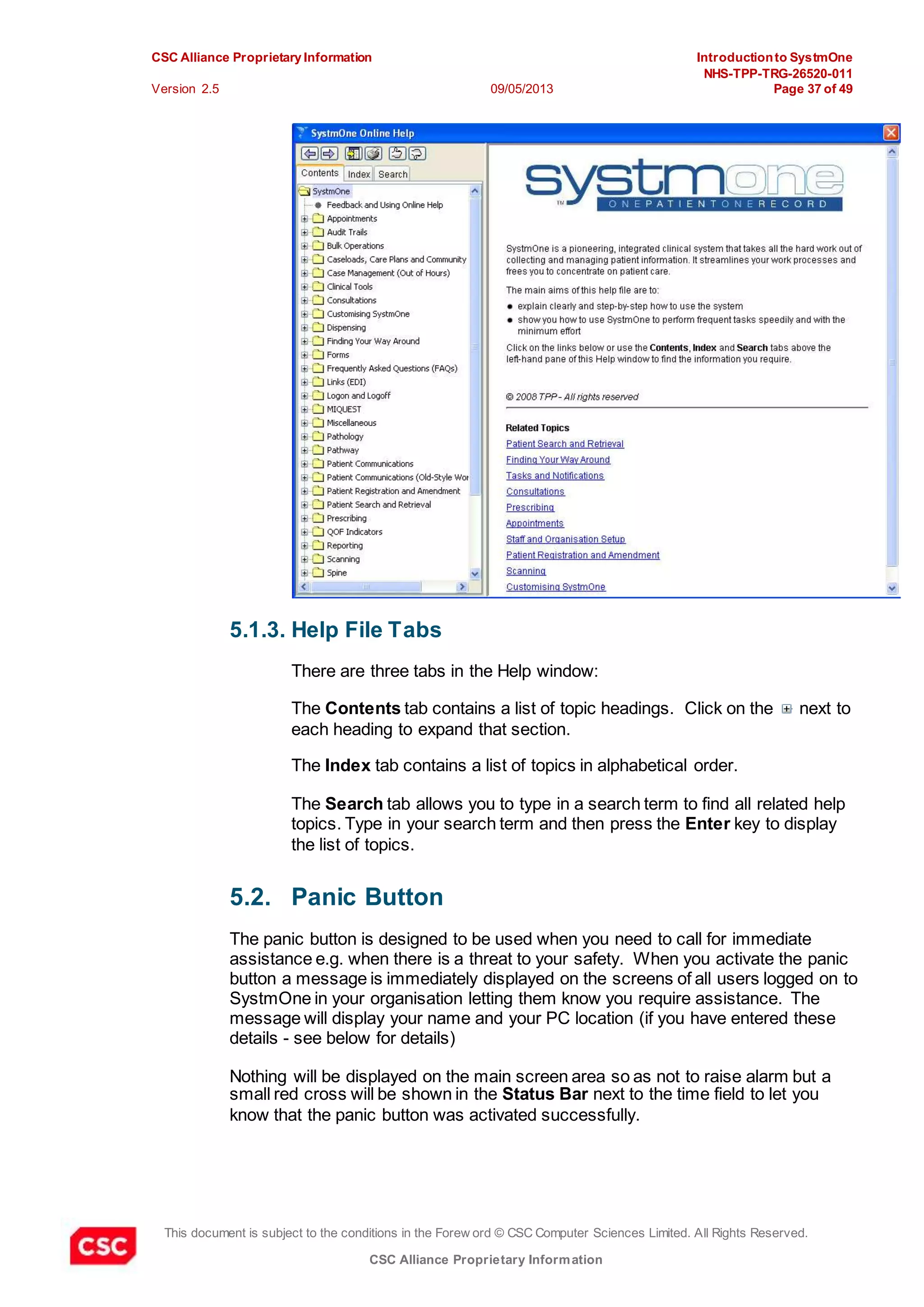 1.tpp systm one_core_introduction_to_systmone_v2.5 (2) | DOCX