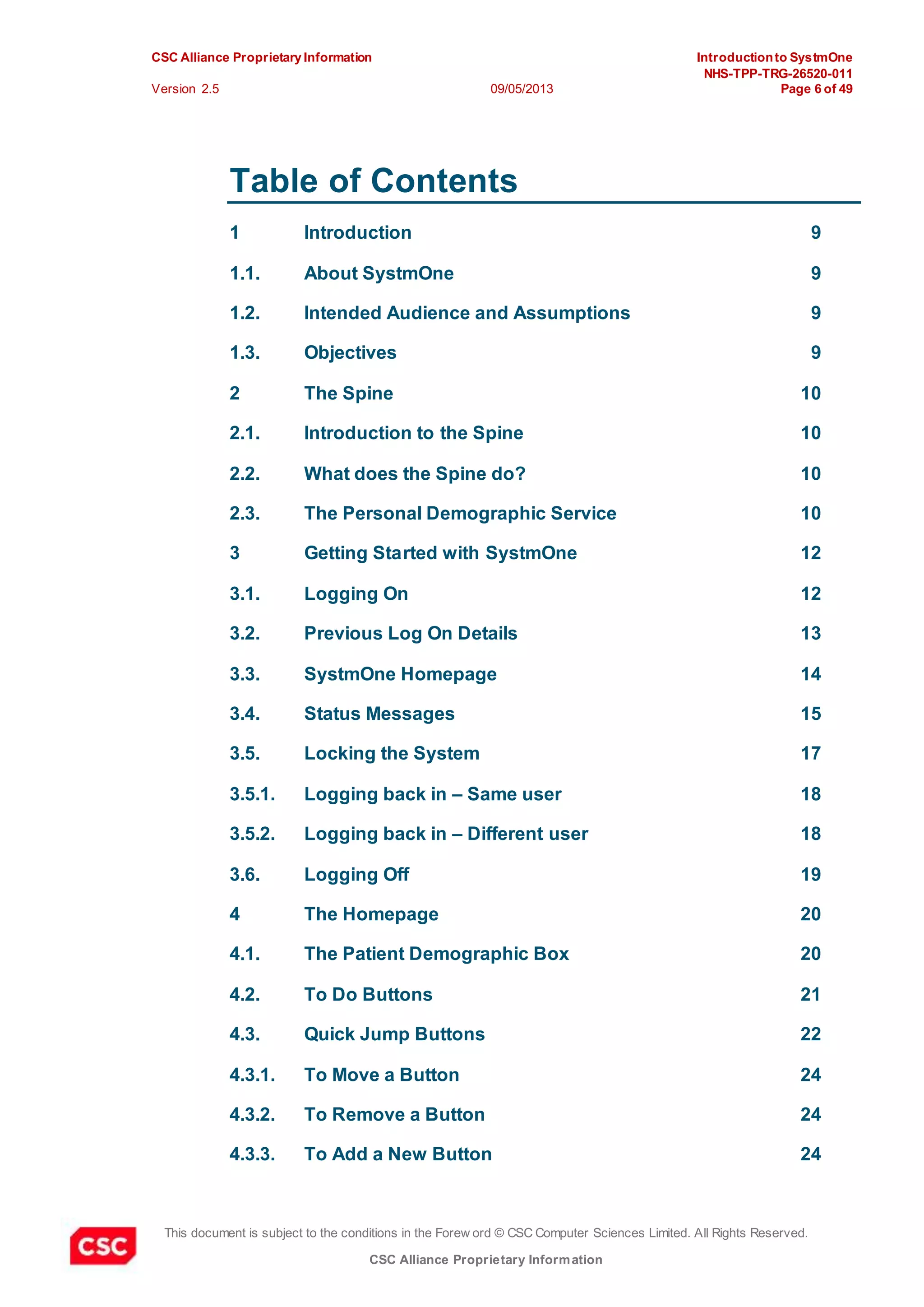 1.tpp systm one_core_introduction_to_systmone_v2.5 (2) | DOCX
