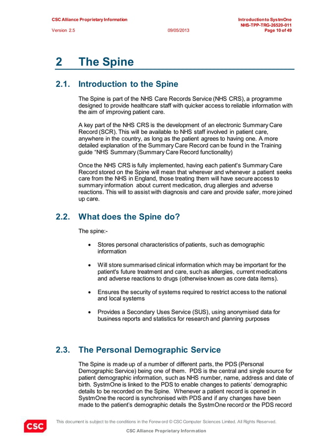 1.tpp systm one_core_introduction_to_systmone_v2.5 (2) | DOCX