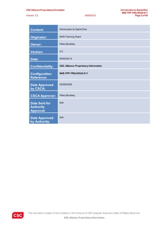 1.tpp systm one_core_introduction_to_systmone_v2.5 (2) | DOCX