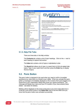 1.tpp systm one_core_introduction_to_systmone_v2.5 (2) | DOCX