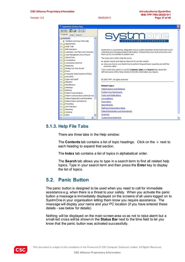 1.tpp systm one_core_introduction_to_systmone_v2.5 (2) | DOCX