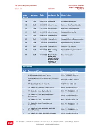 1.tpp systm one_core_introduction_to_systmone_v2.5 (2) | DOCX