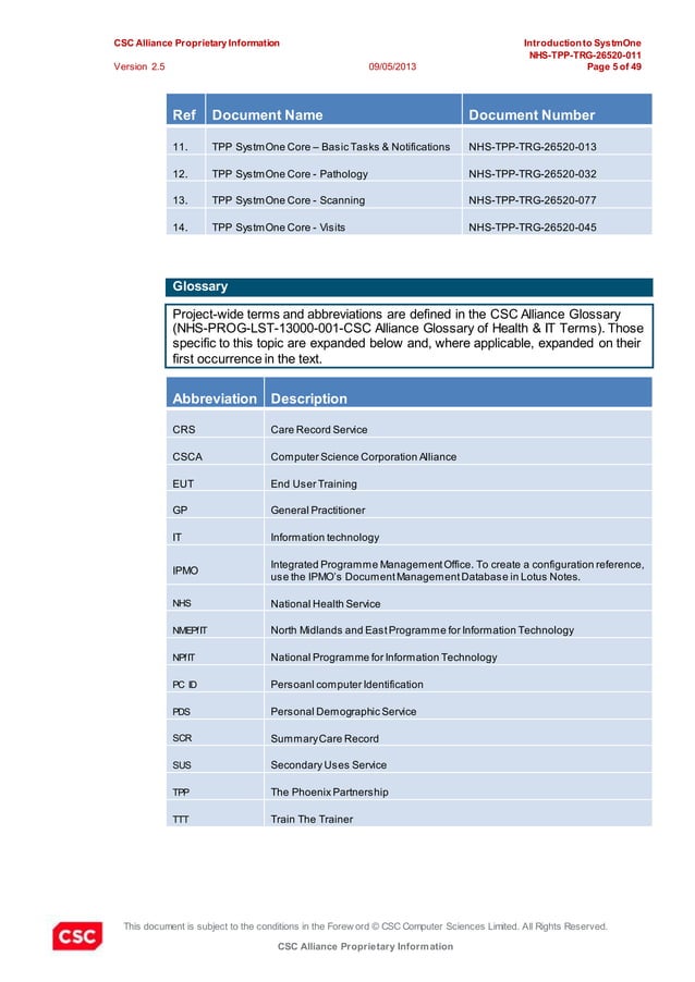 1.tpp systm one_core_introduction_to_systmone_v2.5 (2) | DOCX
