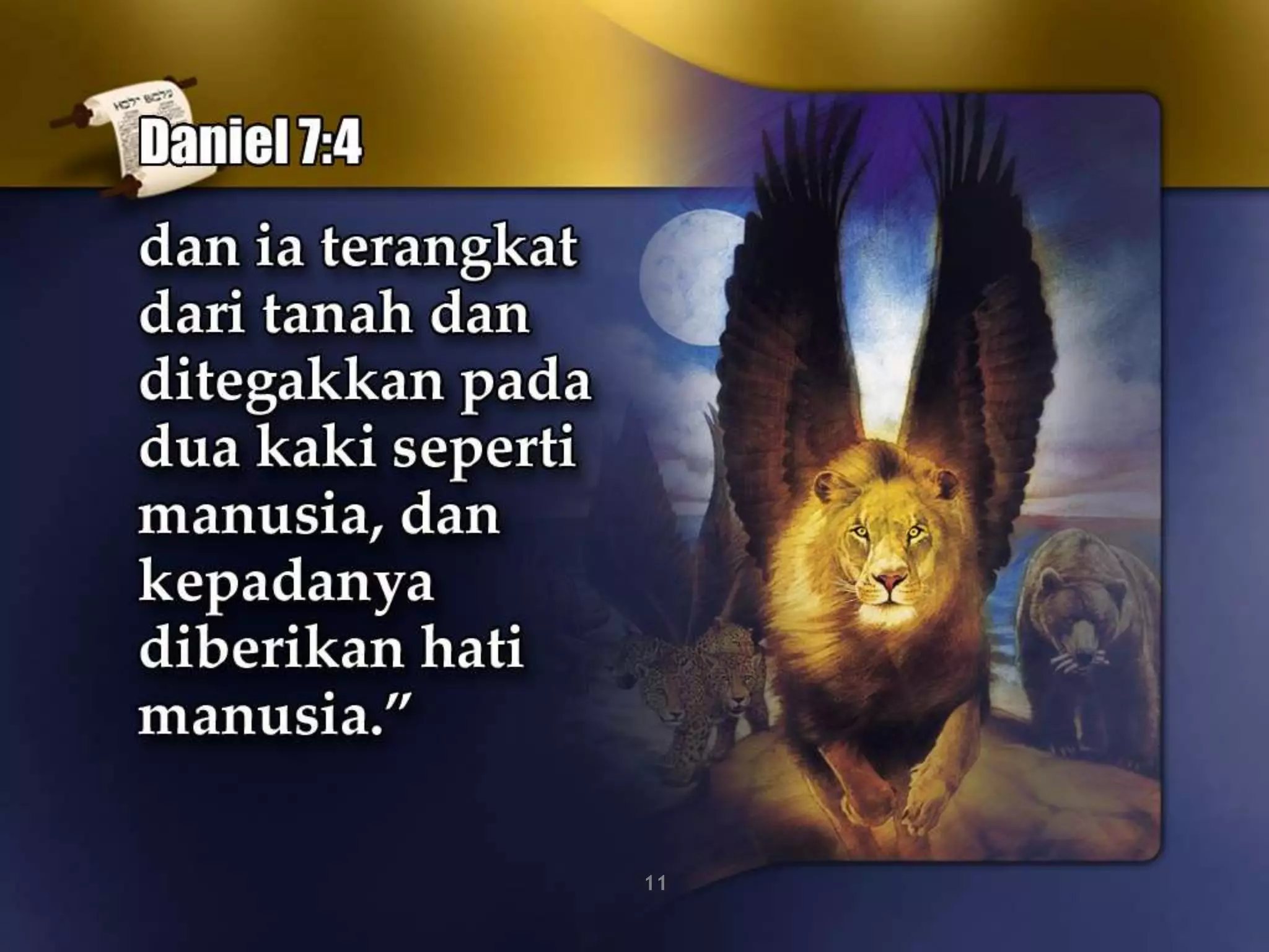 Seminar rohani daniel 7 revised | PPTX