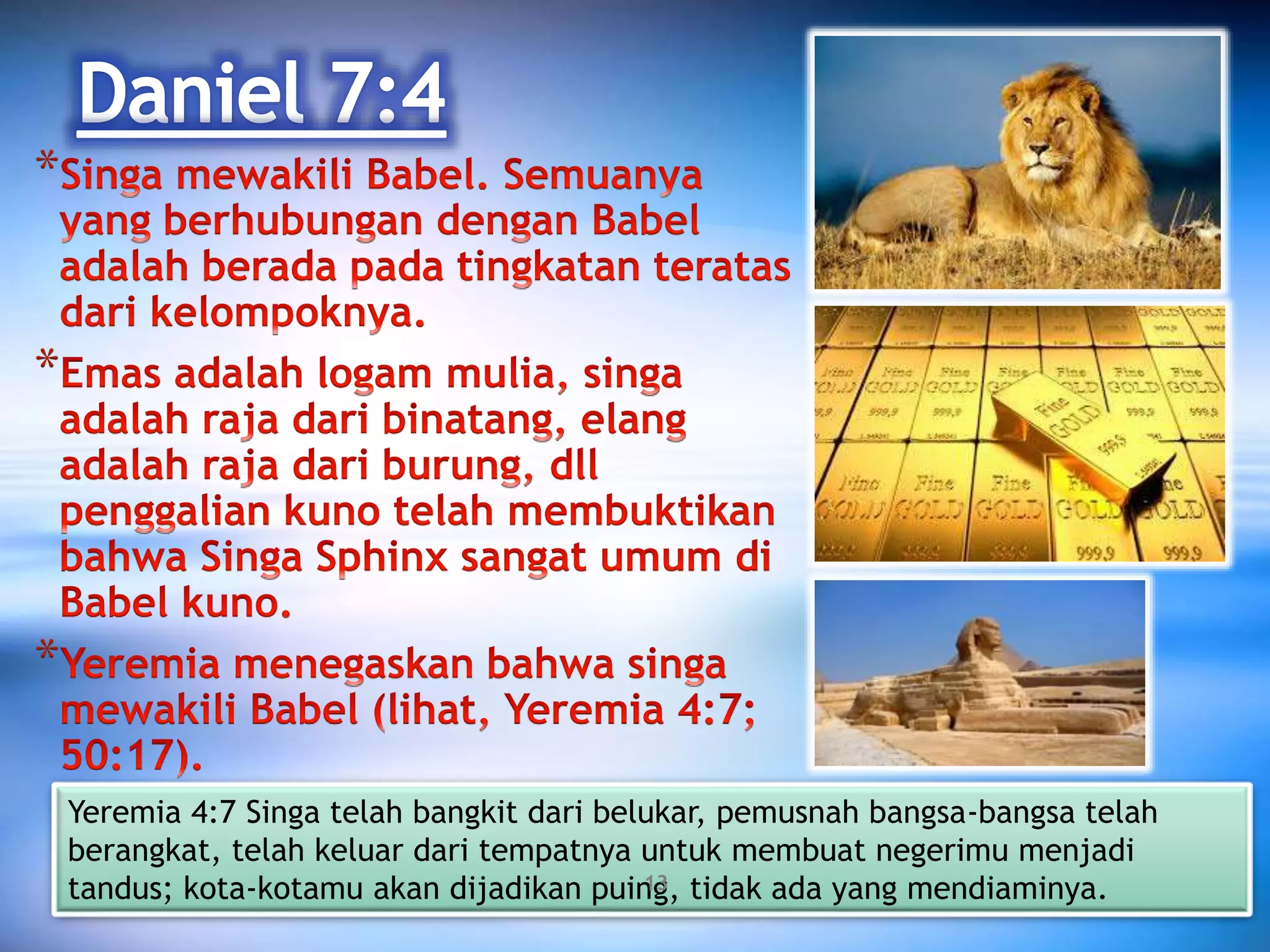 Seminar rohani daniel 7 revised | PPTX