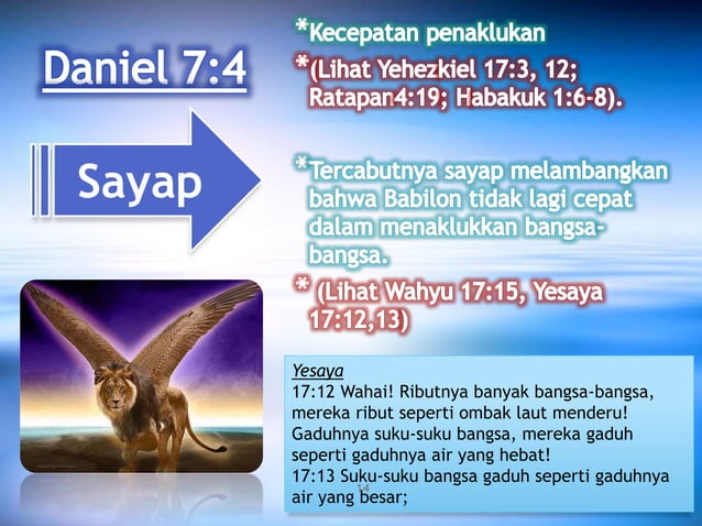 Seminar rohani daniel 7 revised | PPTX