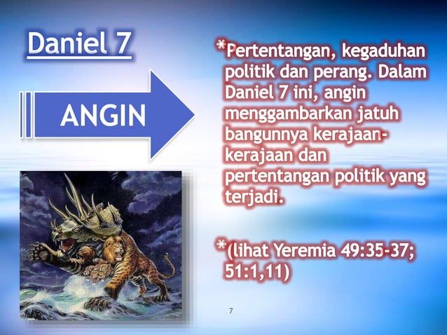 Seminar rohani daniel 7 revised | PPTX