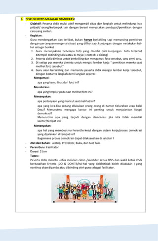 MODUL P5 SUARA DEMOKRASI AAAAAAAAAAAAAAAAAAAAAAAAAAAAAAAA | PDF