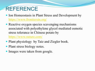 IONIC AND OSMOTIC HOMEOSTASIS, REACTIVE OXYGEN SPECIES.pptx
