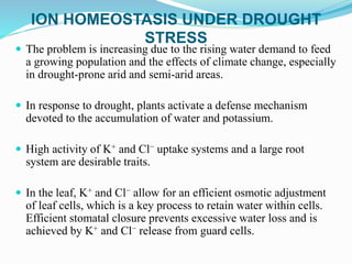 IONIC AND OSMOTIC HOMEOSTASIS, REACTIVE OXYGEN SPECIES.pptx