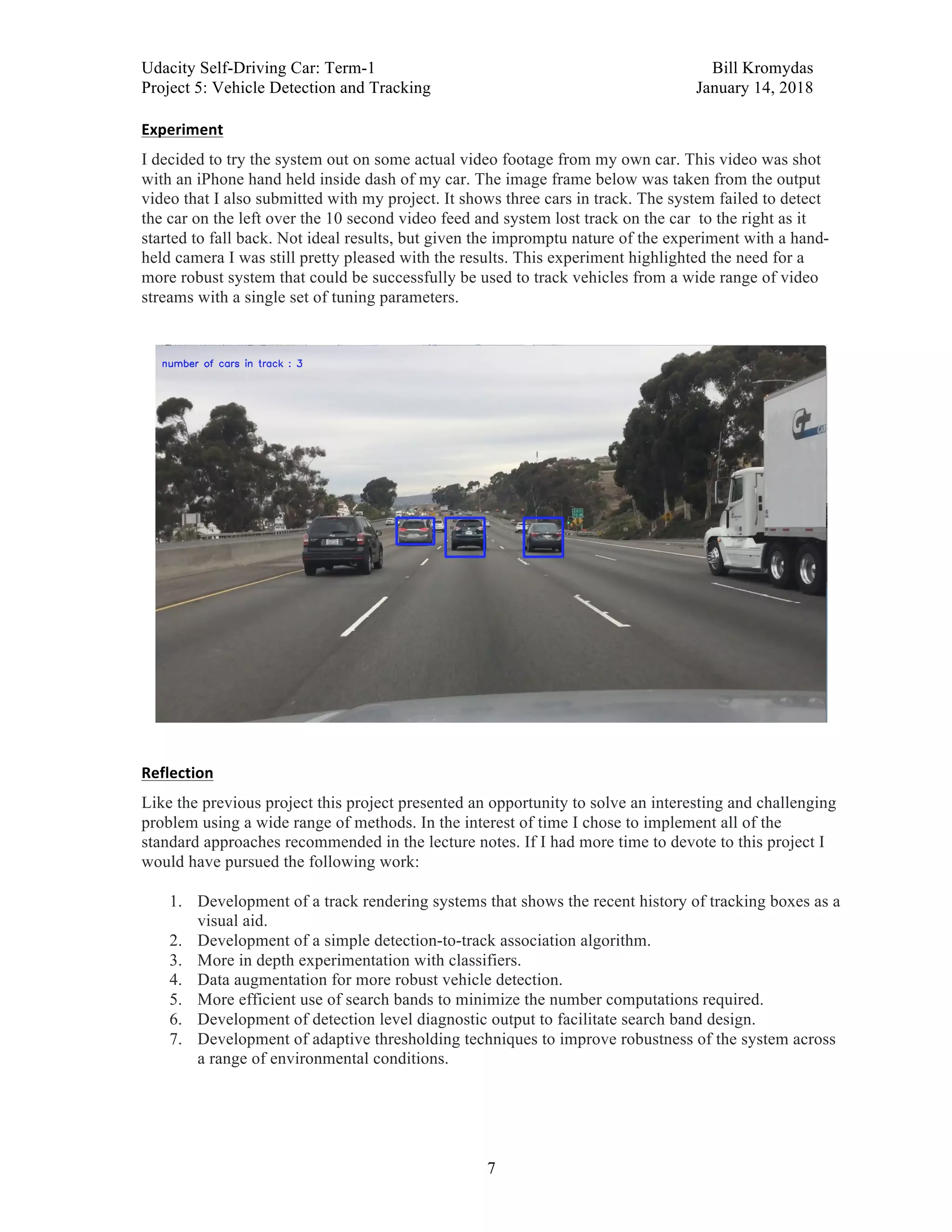 Udacity project: Vehicle detection and tracking | PDF
