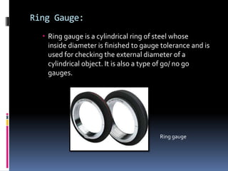 P6. inspection gauges & types | PPTX