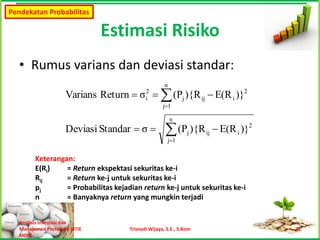 Return dan Risiko Aset Tunggal | PDF