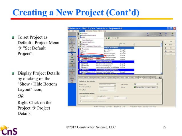 Primavera P6 manual | PDF