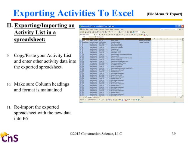 Primavera P6 manual | PDF