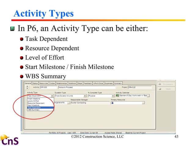 Primavera P6 manual | PDF