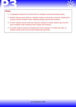 P6 nuclear-power-and-fission | PDF