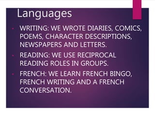 P6 Transition Presentation | PPT