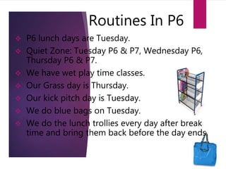 P6 Transition Presentation | PPT