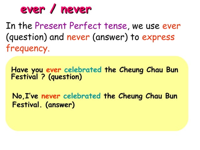 Present Perfect tense slideshow | PPT