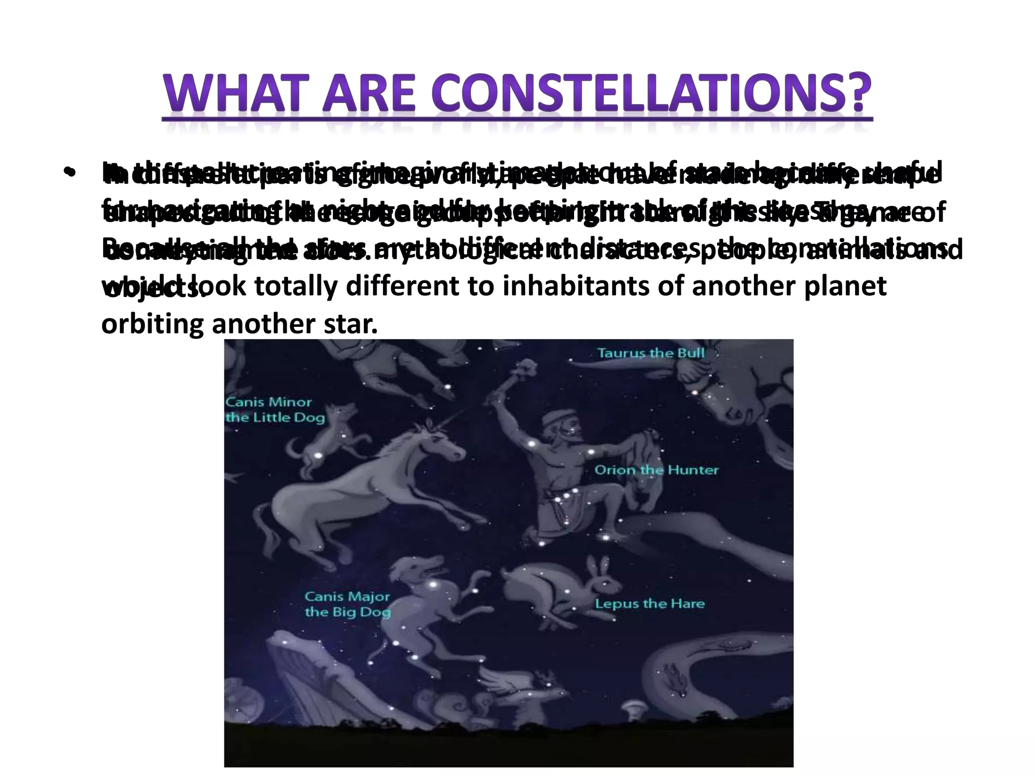 Zodiacs and Constellations | PPTX