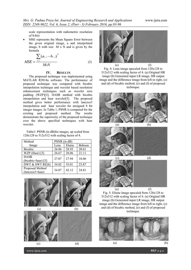 Image Resolution Enhancement using DWT and Spatial Domain Interpolation Technique | PDF