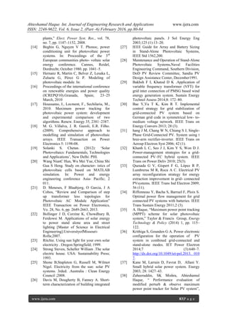 Solar PV Energy Conversion System and its Configurations | PDF