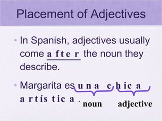 Adjective Placement | PPT