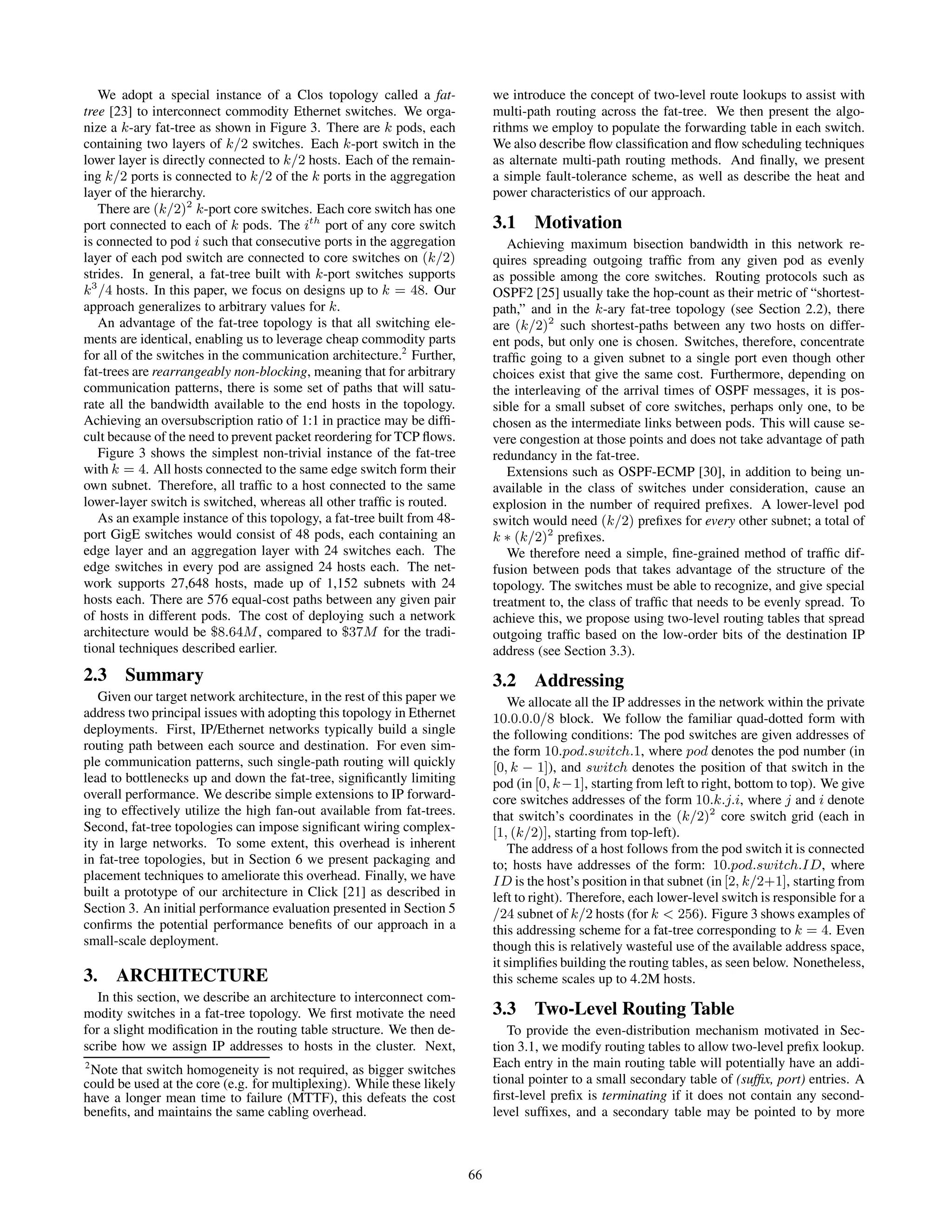 A Scalable, Commodity Data Center Network Architecture | PDF