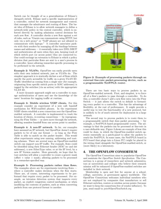 OpenFlow: Enabling Innovation in Campus Networks | PDF