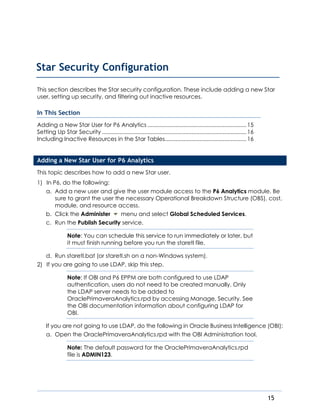 P6 analytics install_and_config_guide | PDF