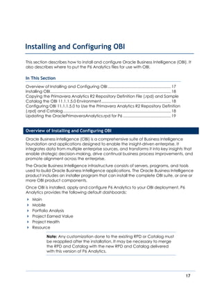 P6 analytics install_and_config_guide | PDF