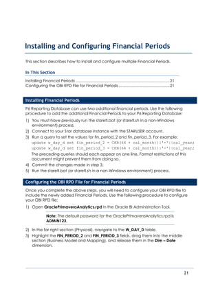 P6 analytics install_and_config_guide | PDF