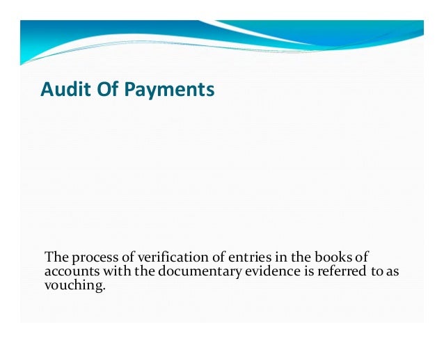 Vouching Audit
