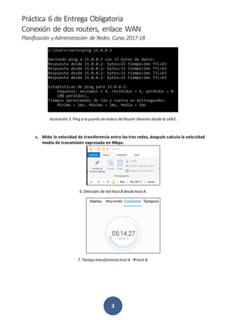 Práctica 6 - Enrutar con Dos Routers | DOCX